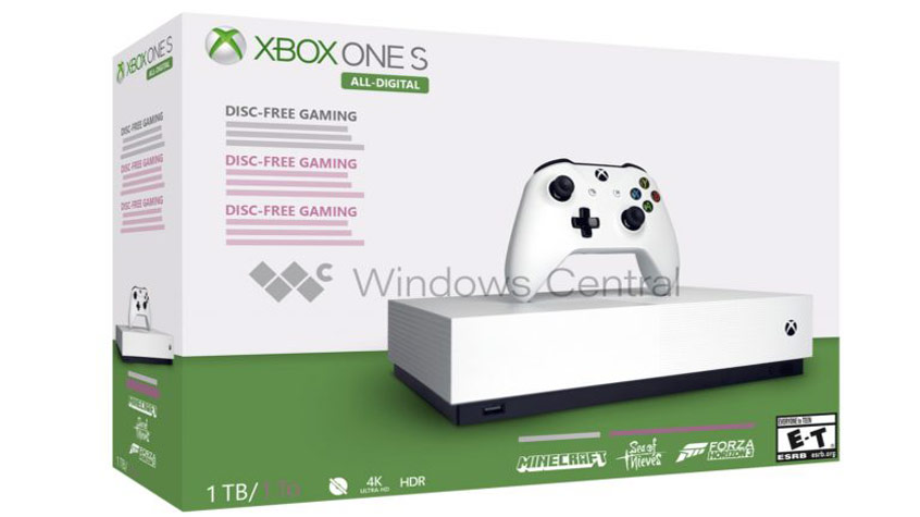 Xbox One S All Digital Edition Will Be Available in May | Gaming Instincts