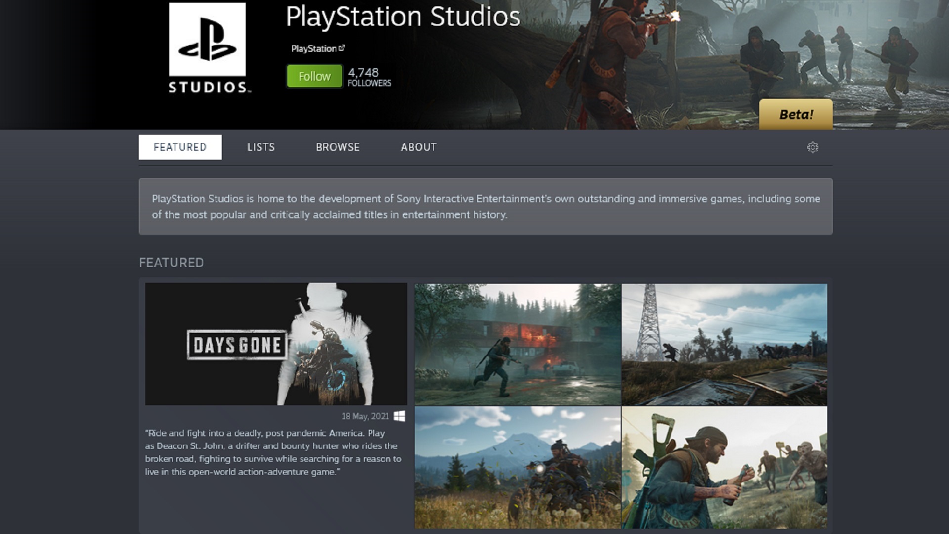 PlayStation Studios Appears on Steam Curator | Gaming Instincts