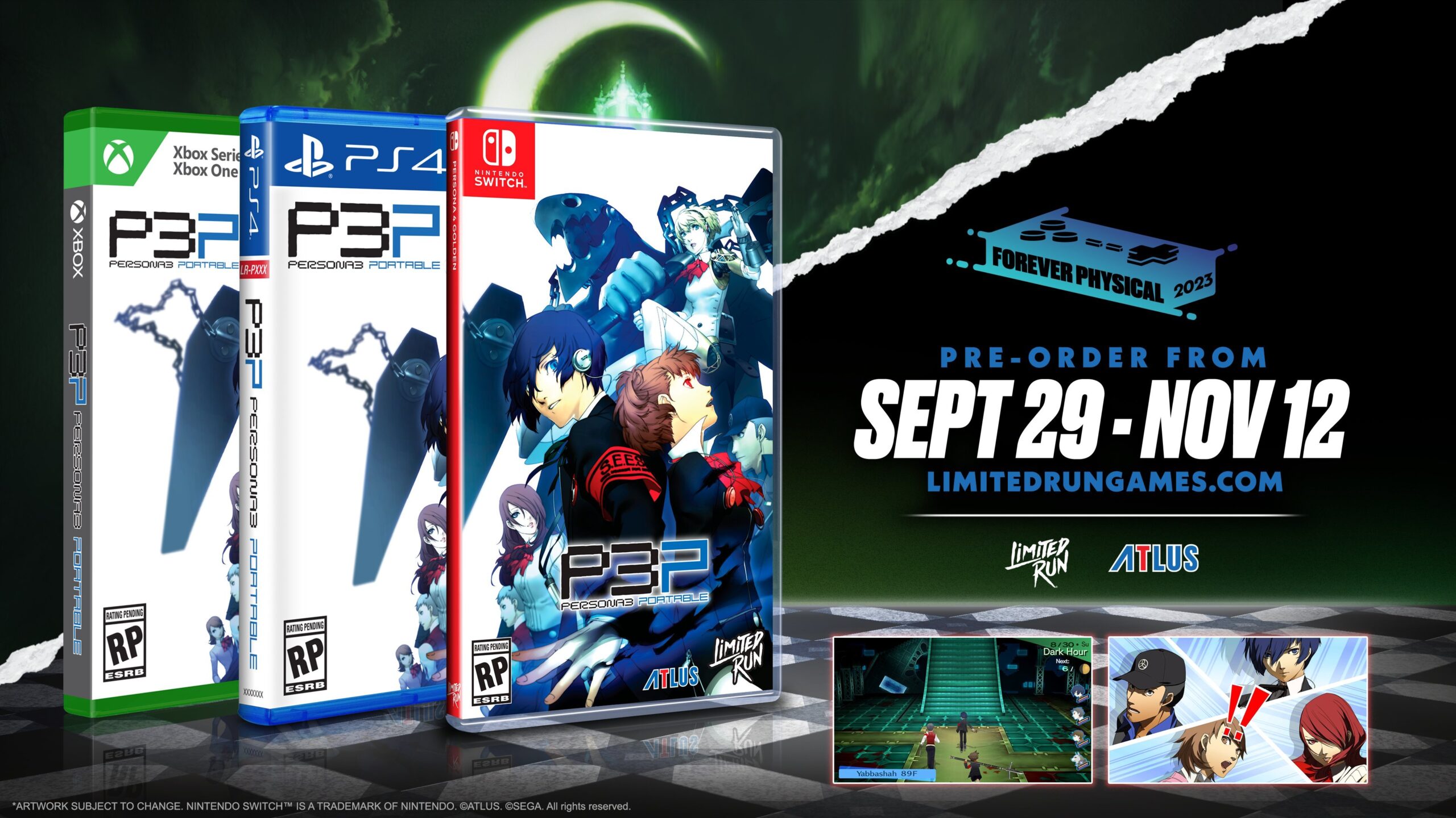 Persona 3 Portable and Persona 4 Golden Physical Editions Announced