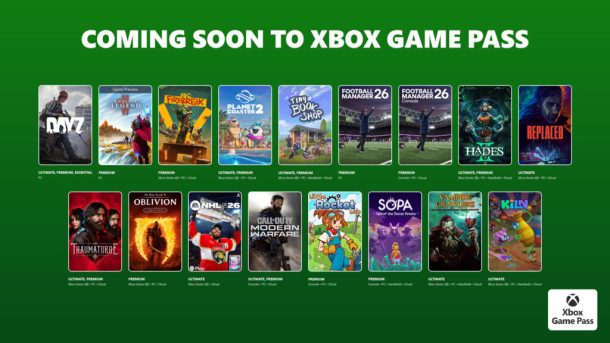 Xbox Game Pass Adds Hades II, DayZ, Replaced, and More